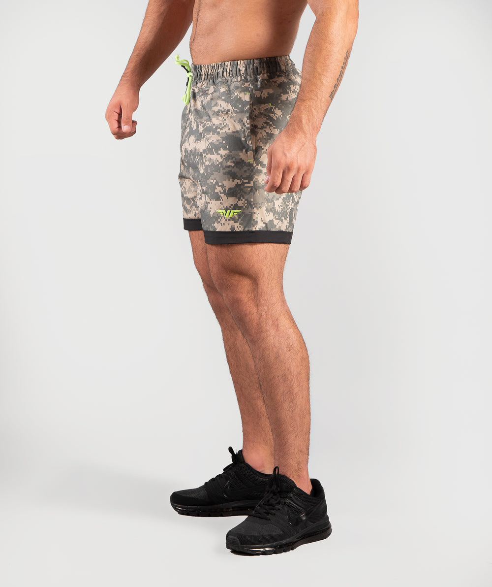 Winnerforce Men's Swimming Commander Camo Shorts